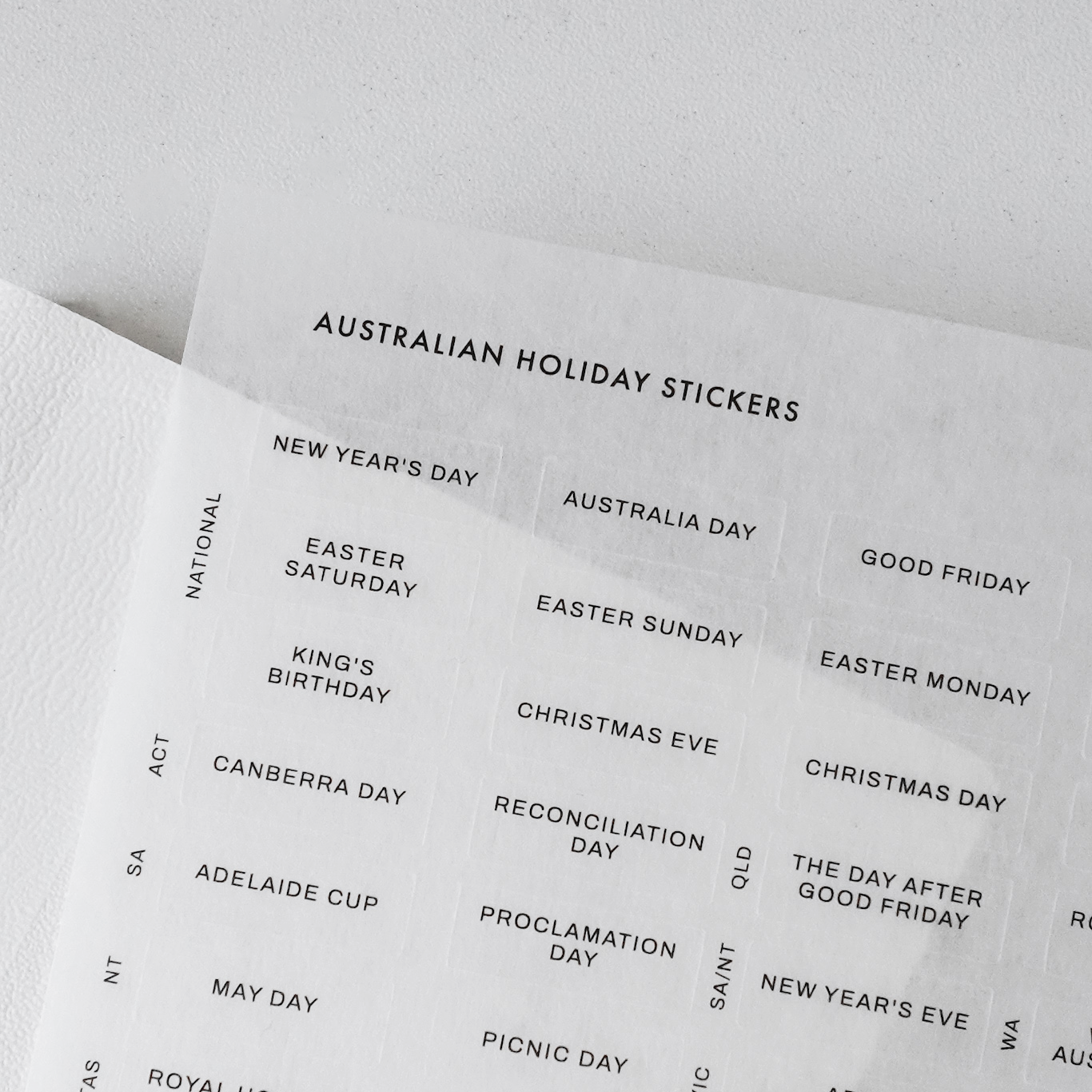 Australian Holiday Stickers | Planner Stickers - 1521 Studio – 1521 STUDIO